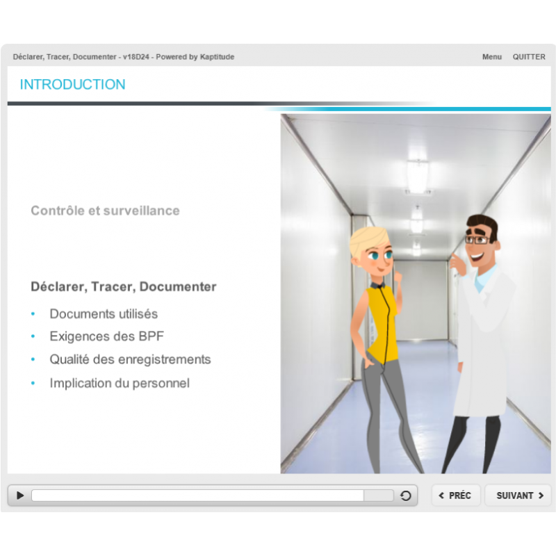 Formation - Le système documentaire en production pharmaceutique